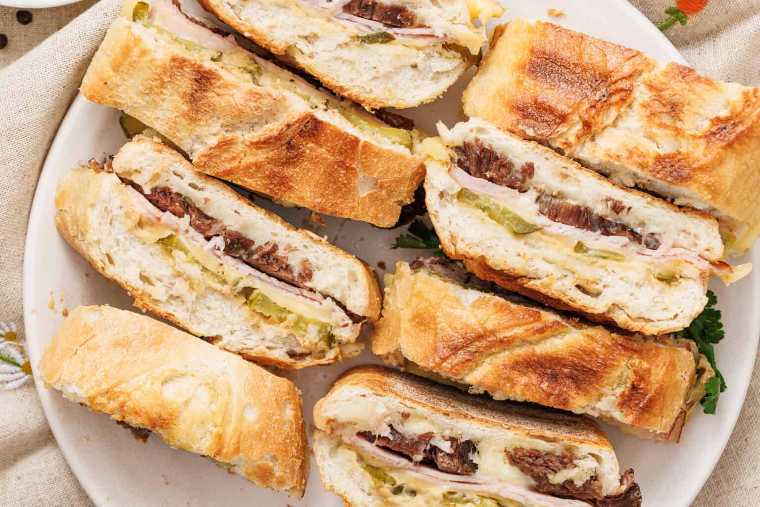 Easy Cuban Sandwich (Miami Style) Pressed to Perfection
