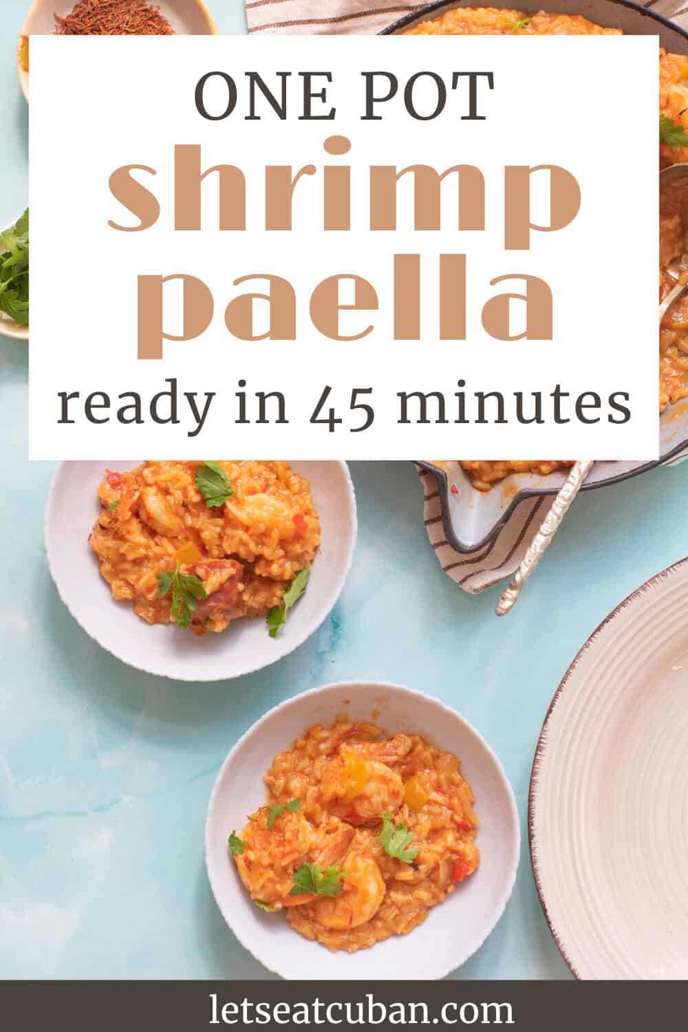 Easy Shrimp Paella with Saffron – Stovetop Dinner in 45 Minutes